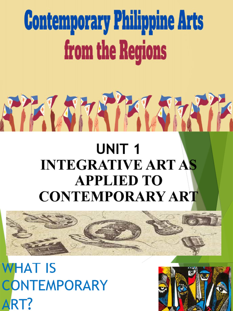 Cpar Lesson 1. Contemporary Visual Arts in The Philippines | PDF