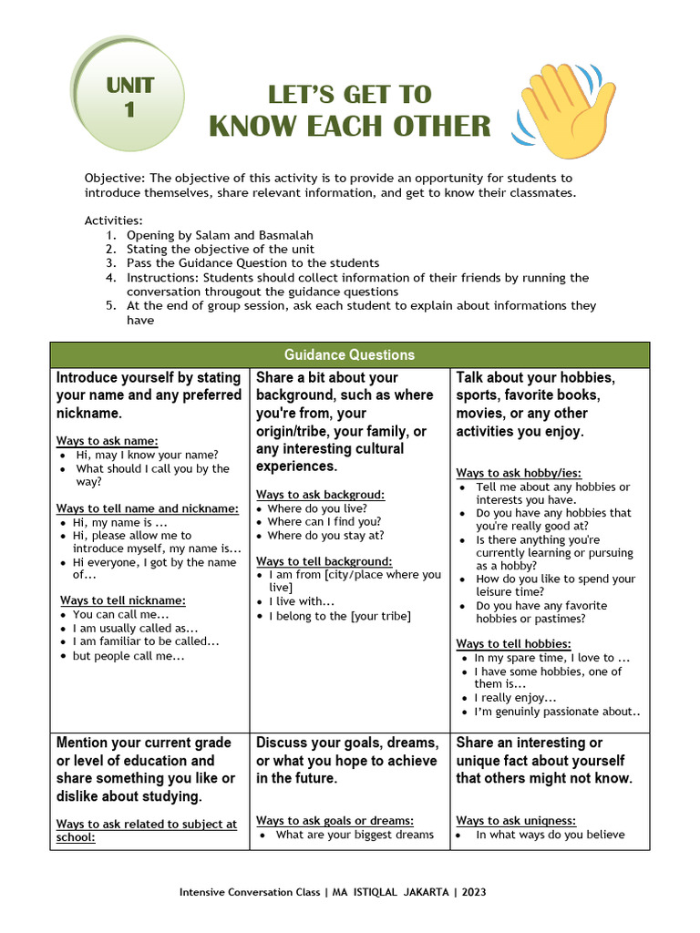 Icc Modul Unit 1 Pdf