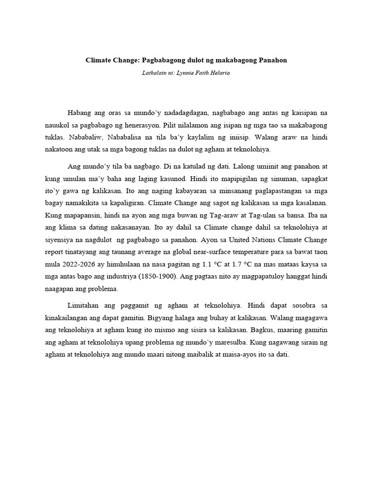 Lathalaing Pang-Agham at Teknolohiya | PDF