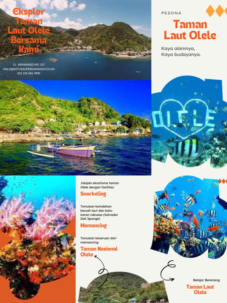 Fahria N. Adam - Brosur Wisata Pantai Olele Gorontalo | PDF
