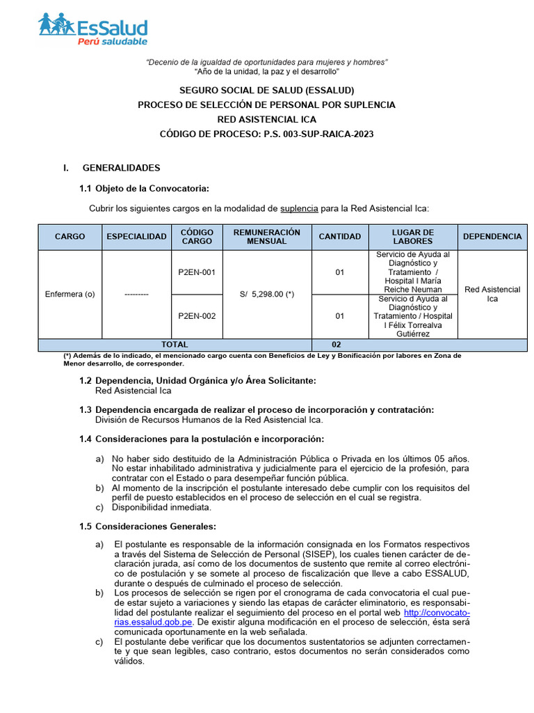 Ba 003 Sup Raica 2023 | PDF | Hospital | Enfermería