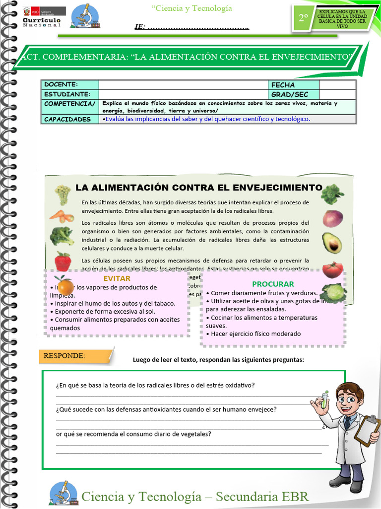 d2º Act 5 Complementaria Cyt Unid 1- Sem 4 | PDF