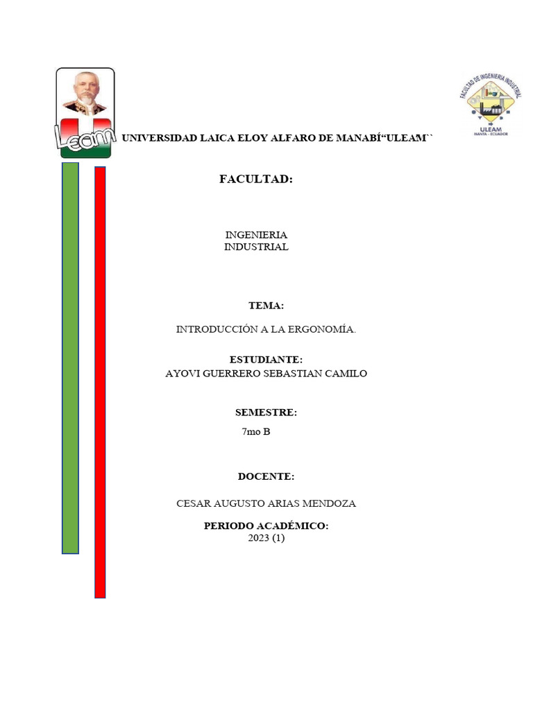 Introducción A La Ergonomía Pdf Factores Humanos Y Ergonomía Diseño