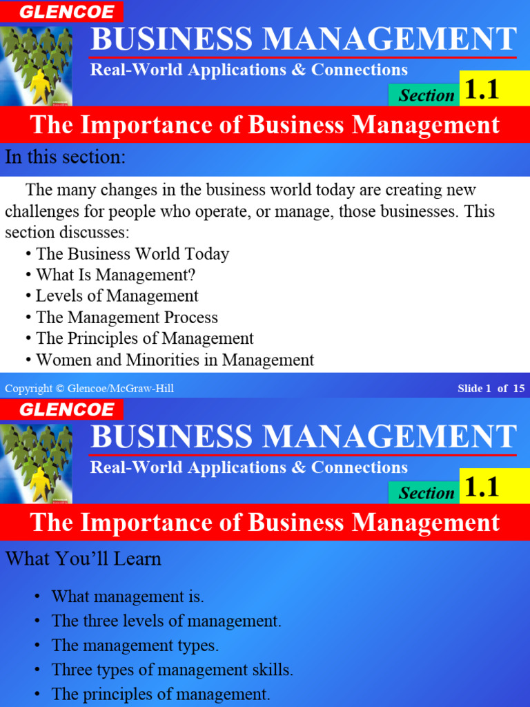 The Importance of Business Management | PDF | Psychology | Cognitive ...