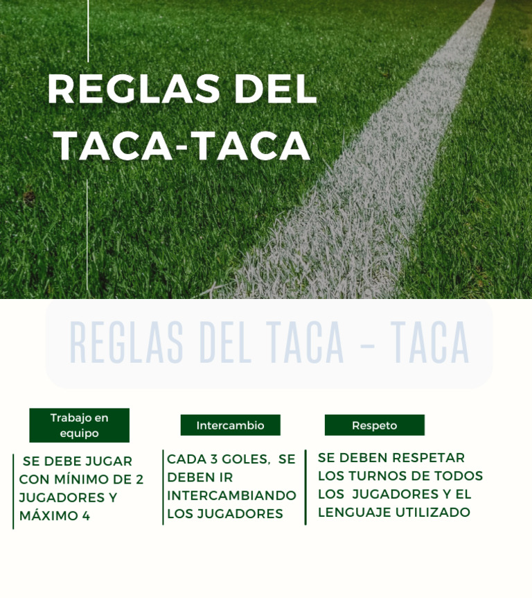 Reglas Del Taca - Taca | PDF