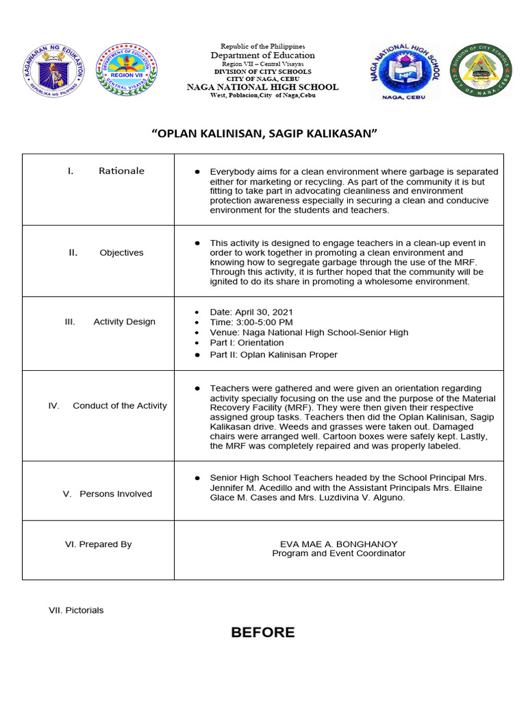 Oplan Kalinisan | PDF