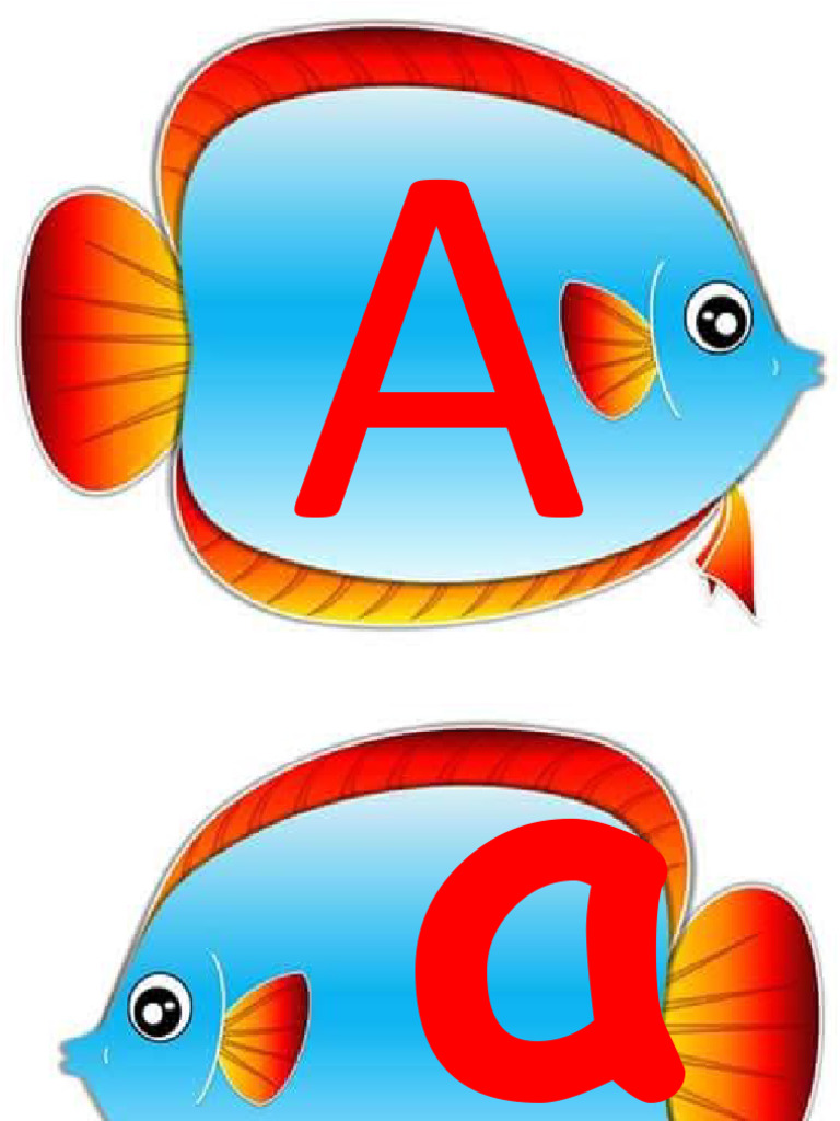 Alphabet Fish to Be Printed | PDF
