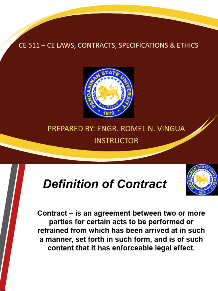 Ce Laws Report - Construction by Direct Employment and by Contract ...