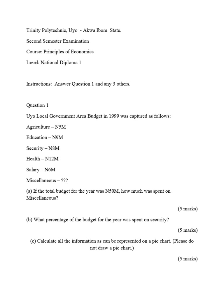 Trinity Polytechnic | PDF