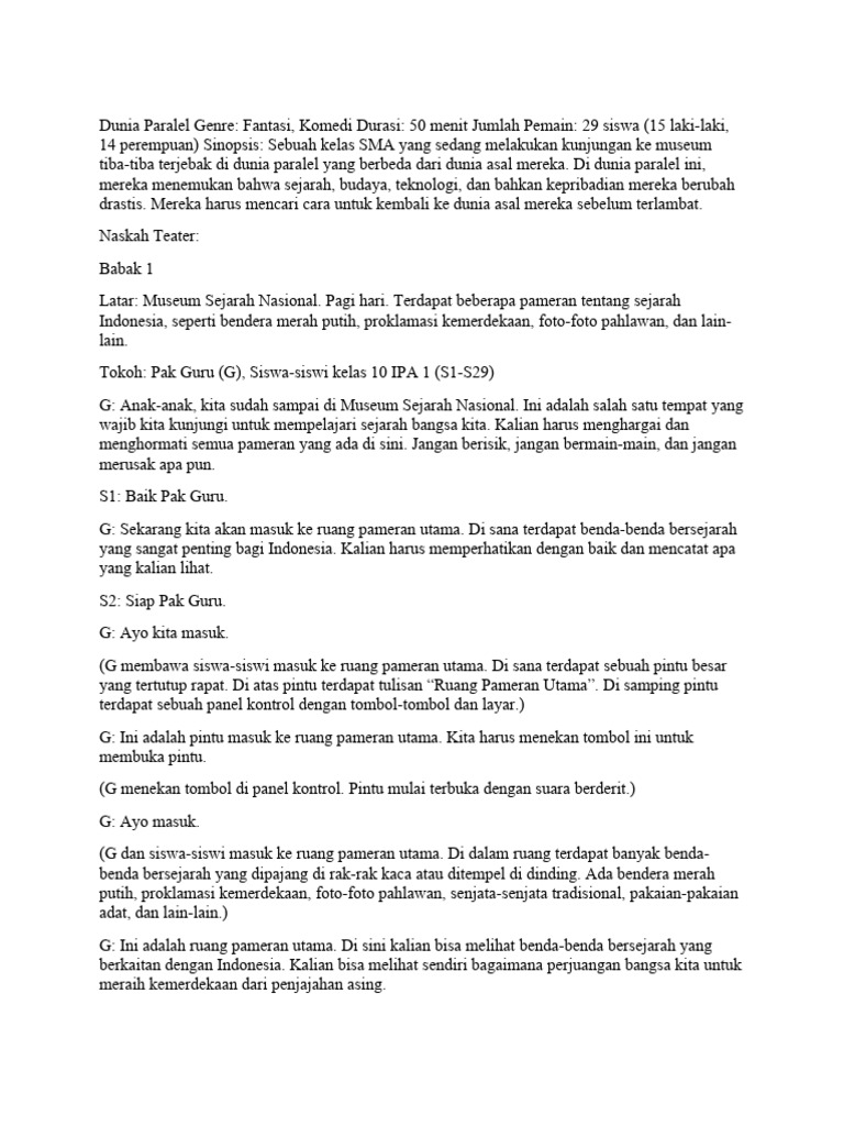 Dunia Paralel Genre | PDF