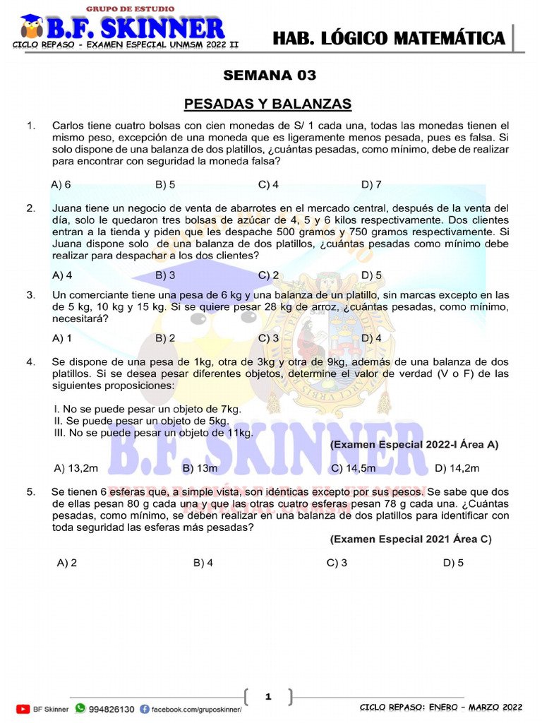 Hab Matemática Semana 3 Pdf