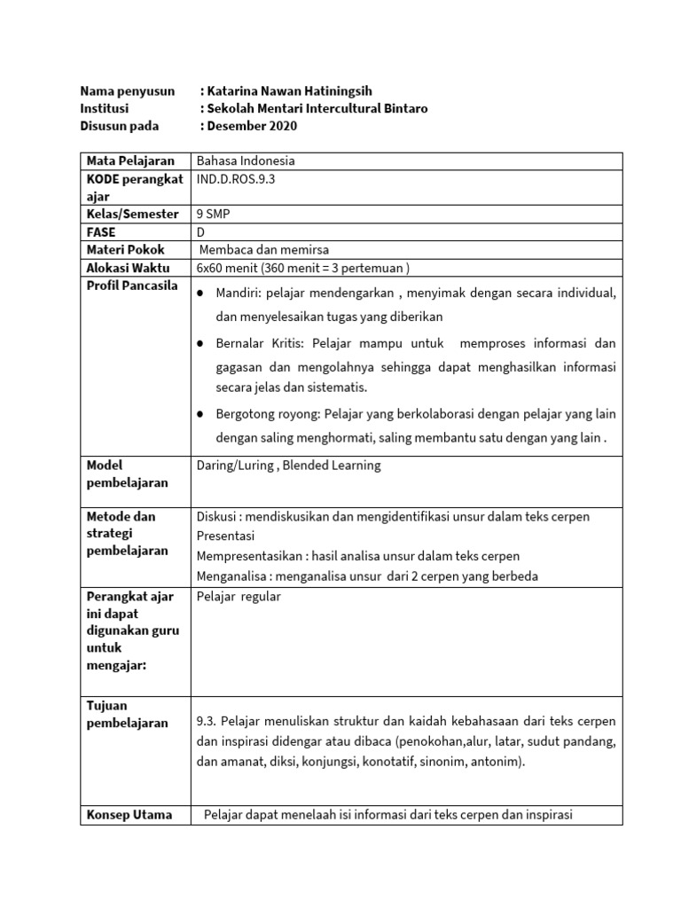 Modul Membaca Dan Memirsa | PDF