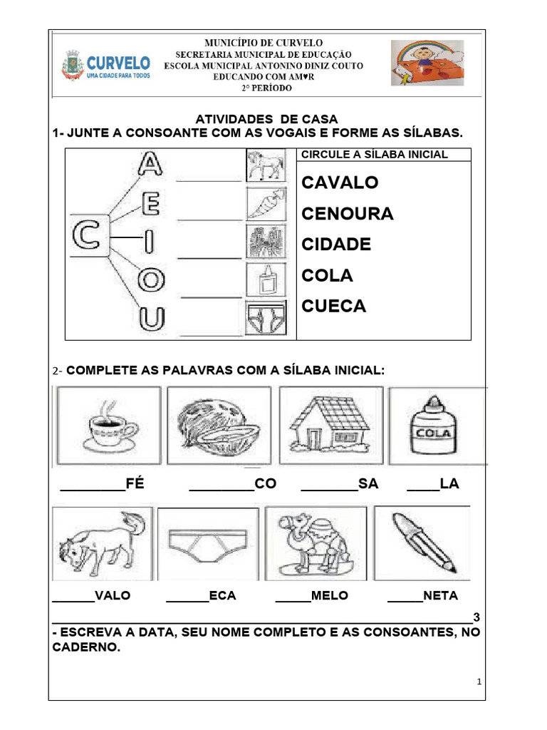 Atividade 15 de Junho A 28 de Junho-2023-Ivanilde | PDF | Sílaba | Fonética