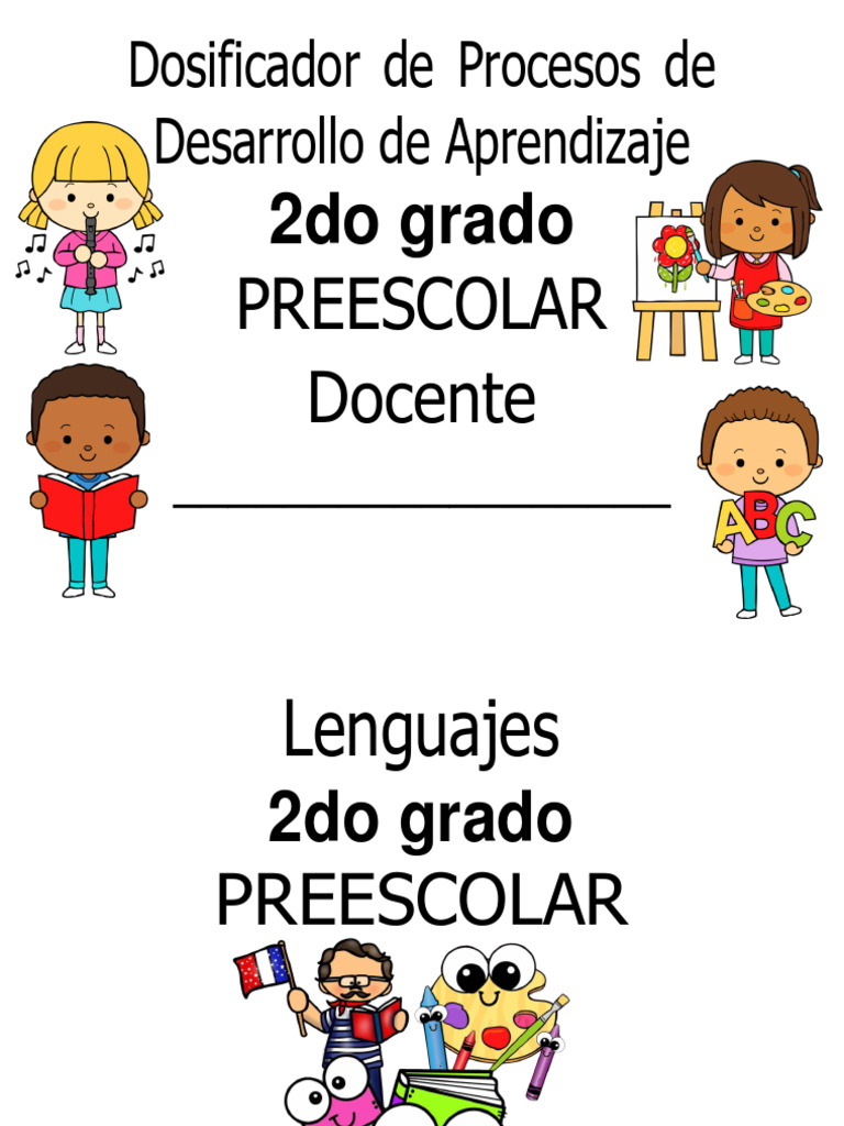Dosificador PDA Preescolar 2° Grado | PDF