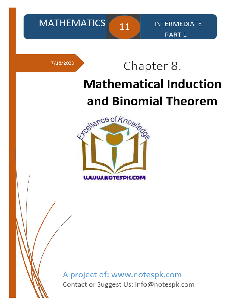 1st Year Maths Chapter 8 - Solution - NOTESPK | PDF