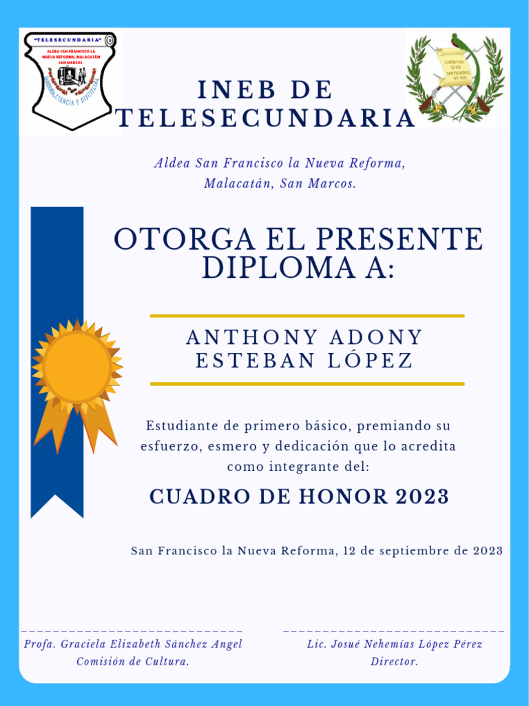 Ineb de Telesecundaria | PDF