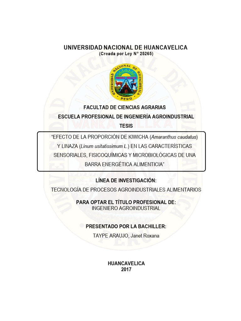 Tesis Taype Araujo | PDF