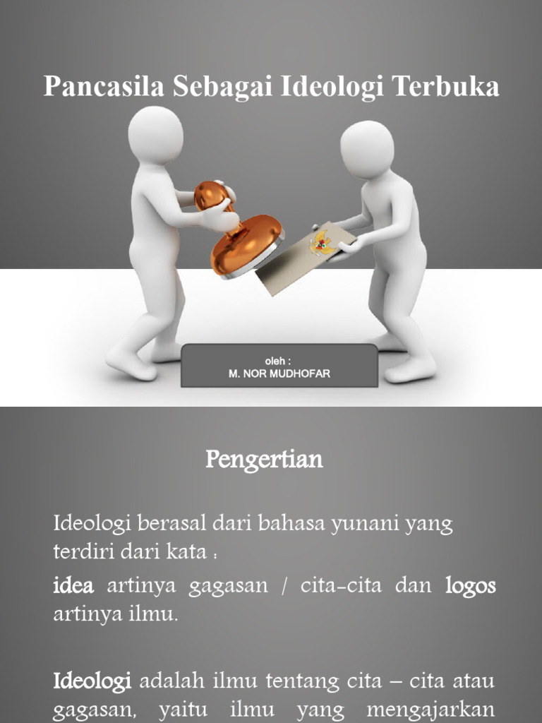 Pancasila SBG Ideologi Terbuka (1) - 1 | PDF Pancasila SBG Ideologi Terbuka (1) - 1 | PDF