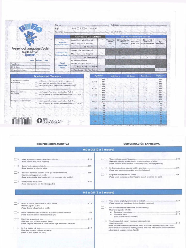 PLS 4 Cuadernillo | PDF | Juguetes | Idiomas