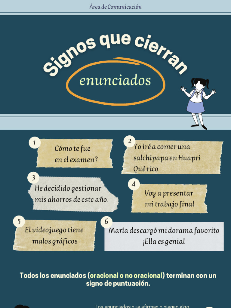 Signos Que Cierran Enunciados | PDF