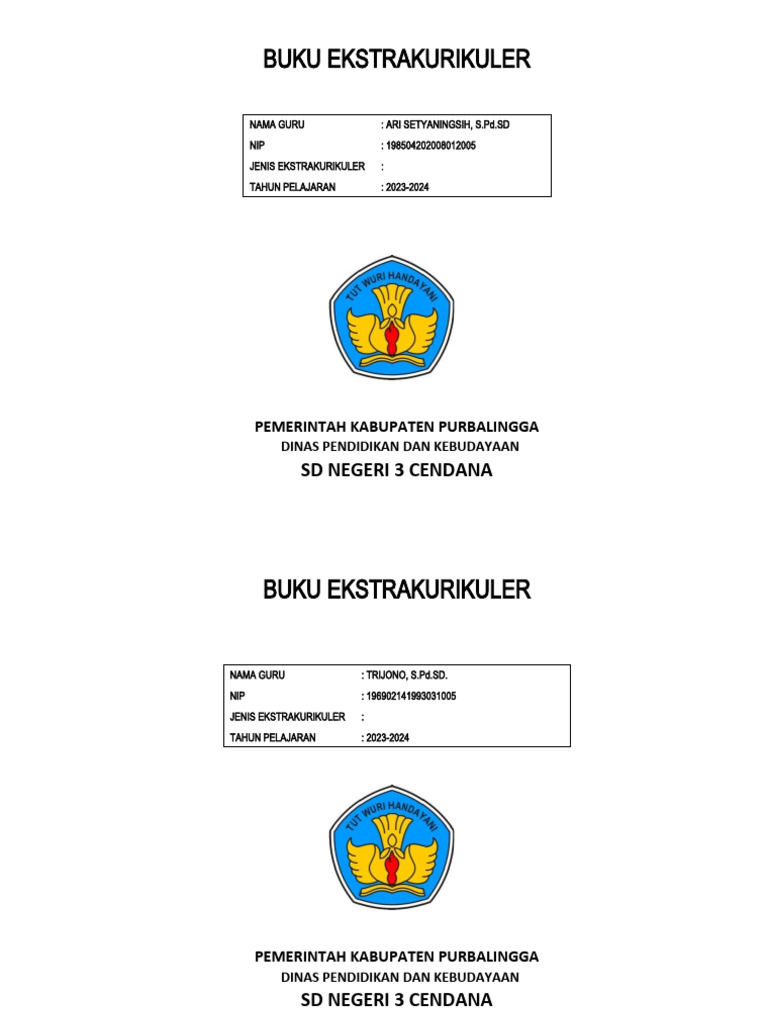 Buku Ekstrakurikuler | PDF