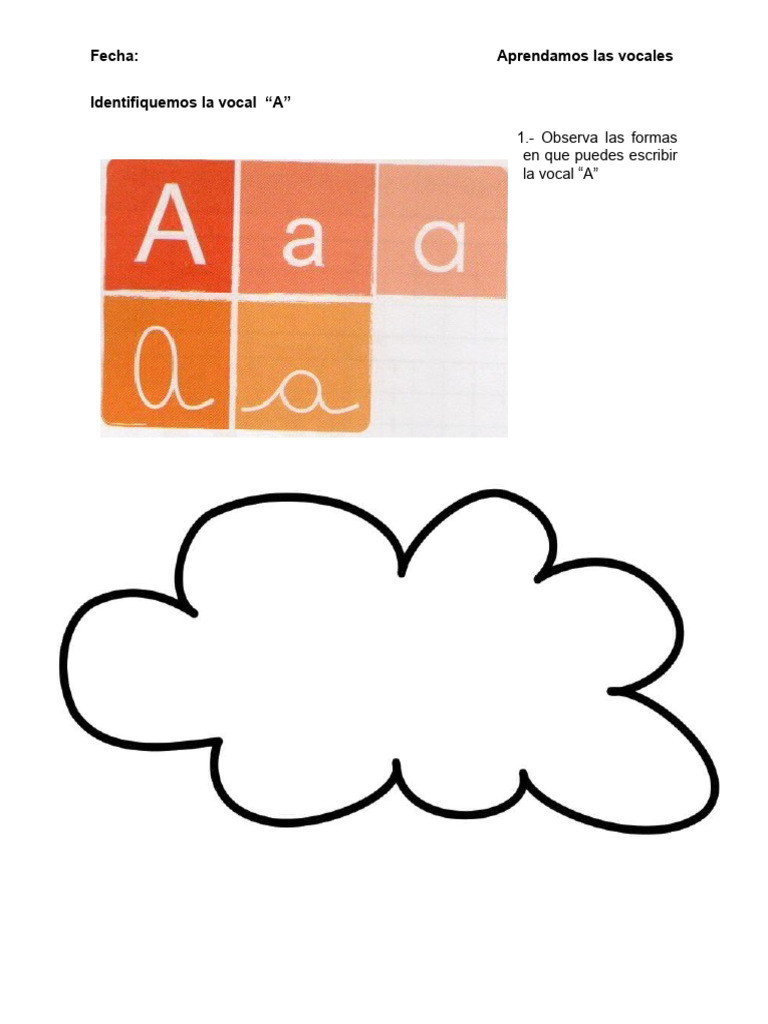 Actividades para Aprender Vocales | PDF
