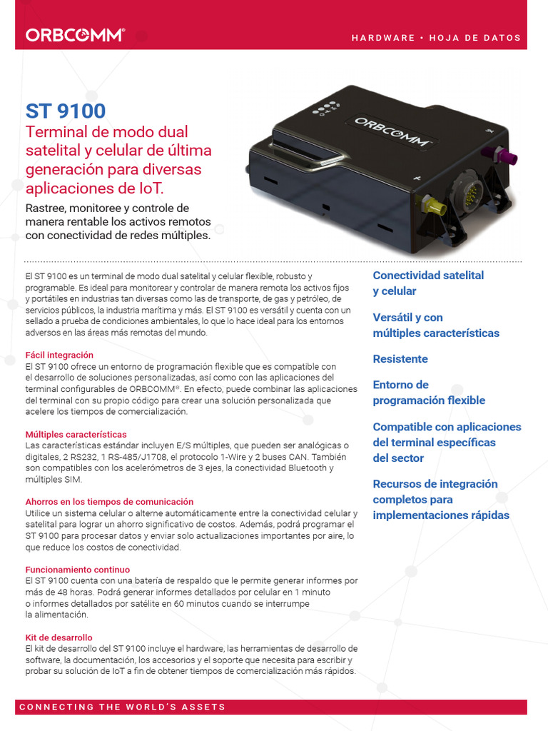 ST 9100 Spa | PDF | Internet de las Cosas | Informática