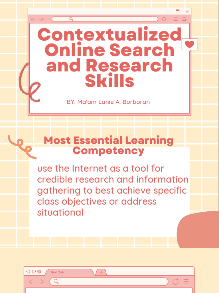 Lesson 3 Contextualize Online Research | PDF | Computing | Data Management