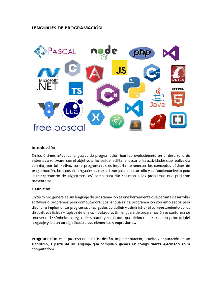 Programacion Versatil Ds | PDF | Lenguaje de programación | Programación de computadoras