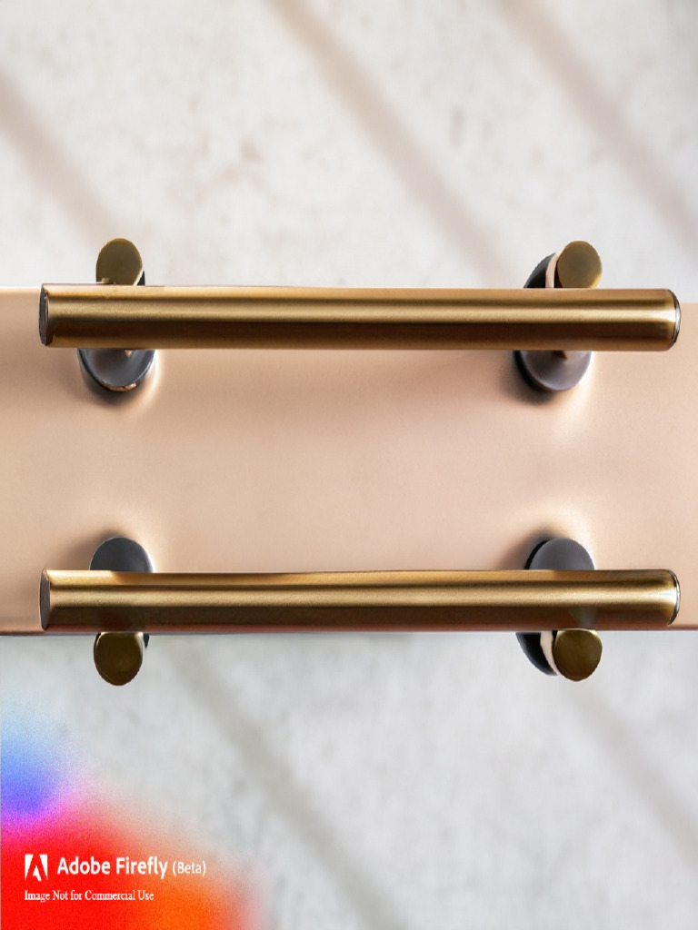 Firefly top view of stick titanium bronze handrail in horizontal 65446 ...