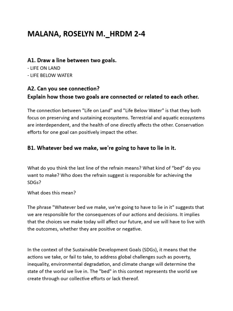 MALANA, ROSELYN M._HRDM 2-4 | PDF | Sustainability | Natural Environment