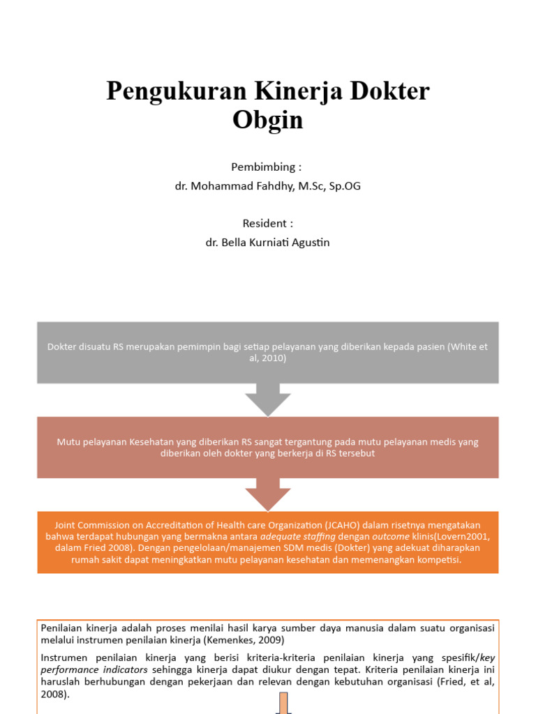 Pengukuran Kinerja Obgin | PDF | Sains & Matematika