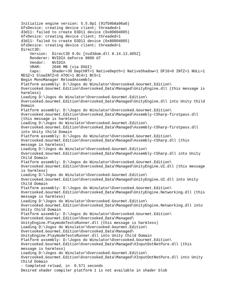 Output Log | Download Free PDF | Shader | Computer Aided Design