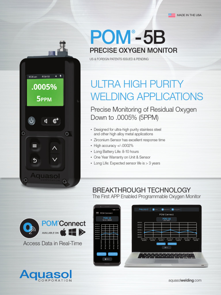 POM-5 Aquasol Corporation Brochure POM.B2.722.R1 | PDF | Computer ...