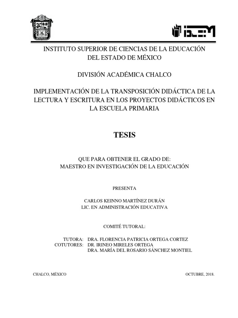 Tesis Original | PDF