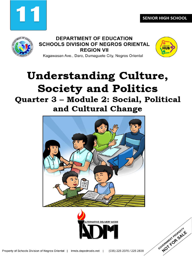 UCSP-11 - Q3 - Module-2 - Social, Cultural and Political Change | PDF ...