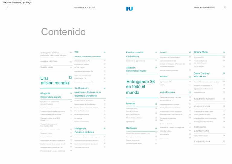 IRU Annual Report 2022 | PDF