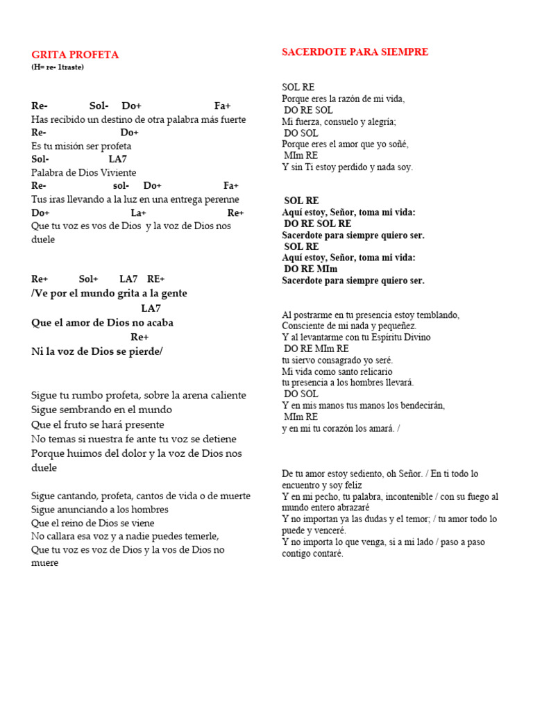 Grita Profeta | PDF | Amor | Dios