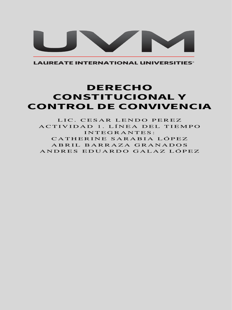 A1 - Eq1 Derecho Constitucional | PDF