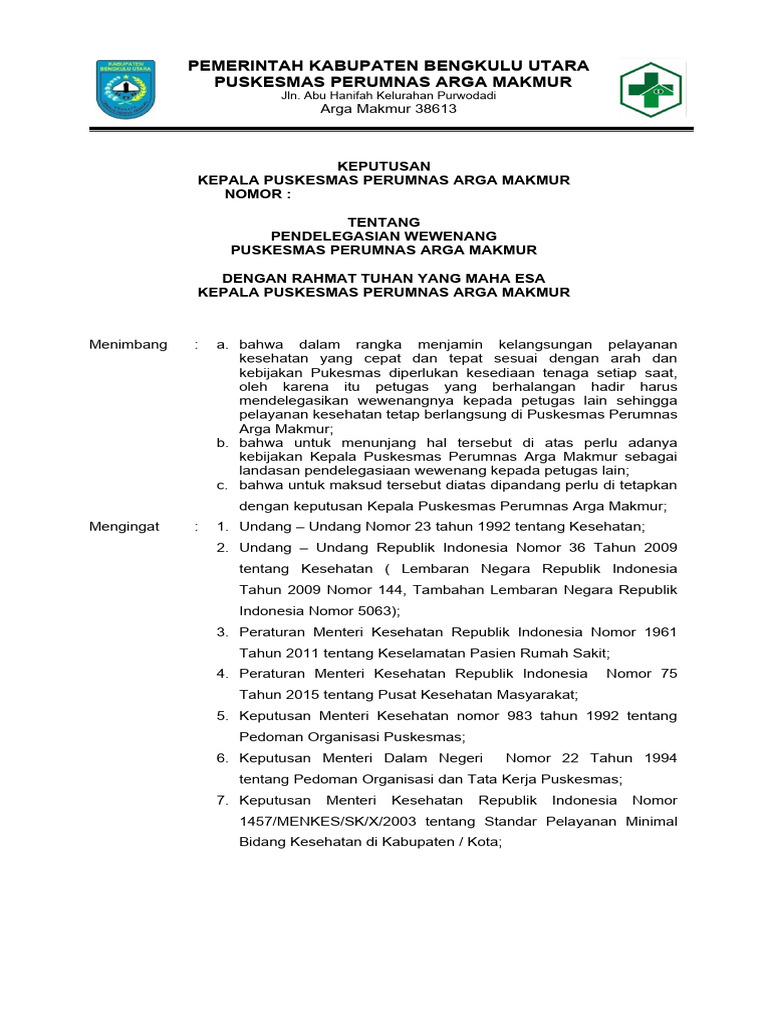 Format SK Baru | PDF