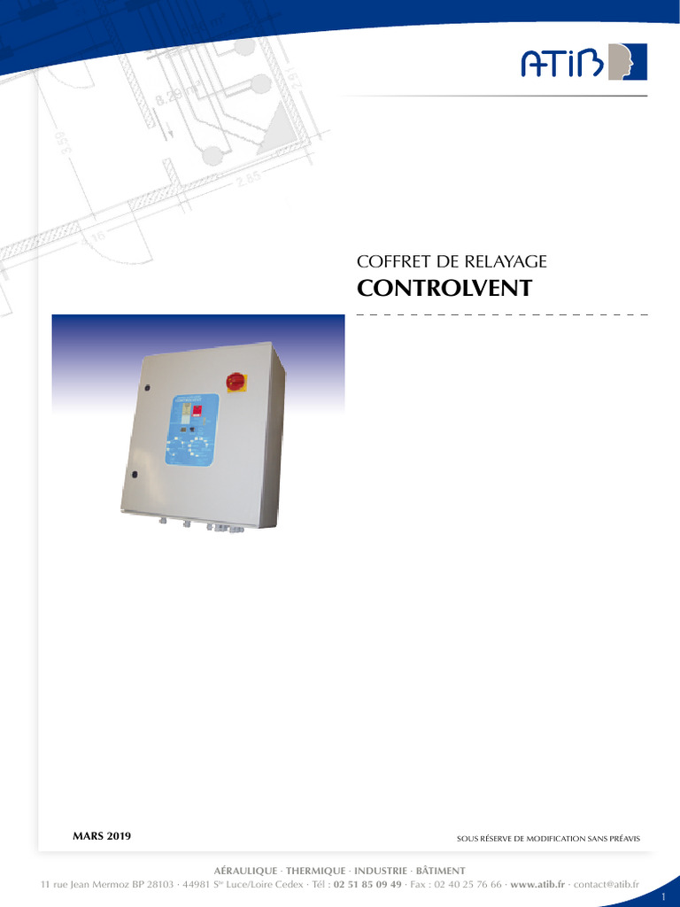 Coffret de Relayage Controlvent NF | PDF