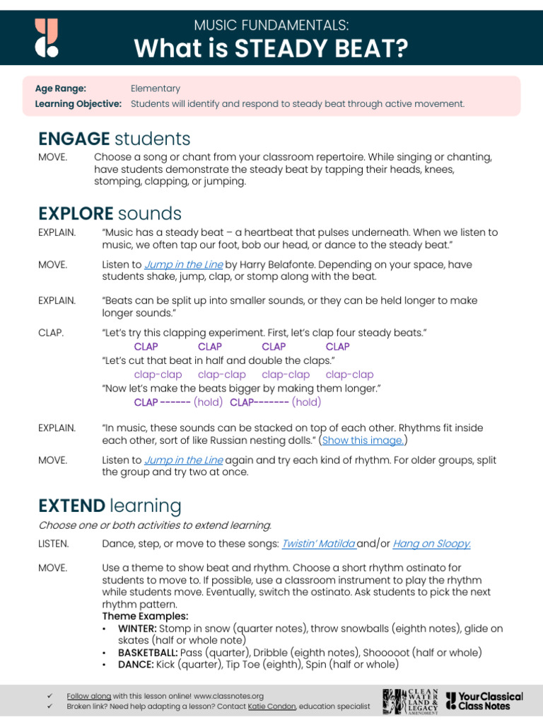 What Is STEADY BEAT | PDF | Rhythm | Dances