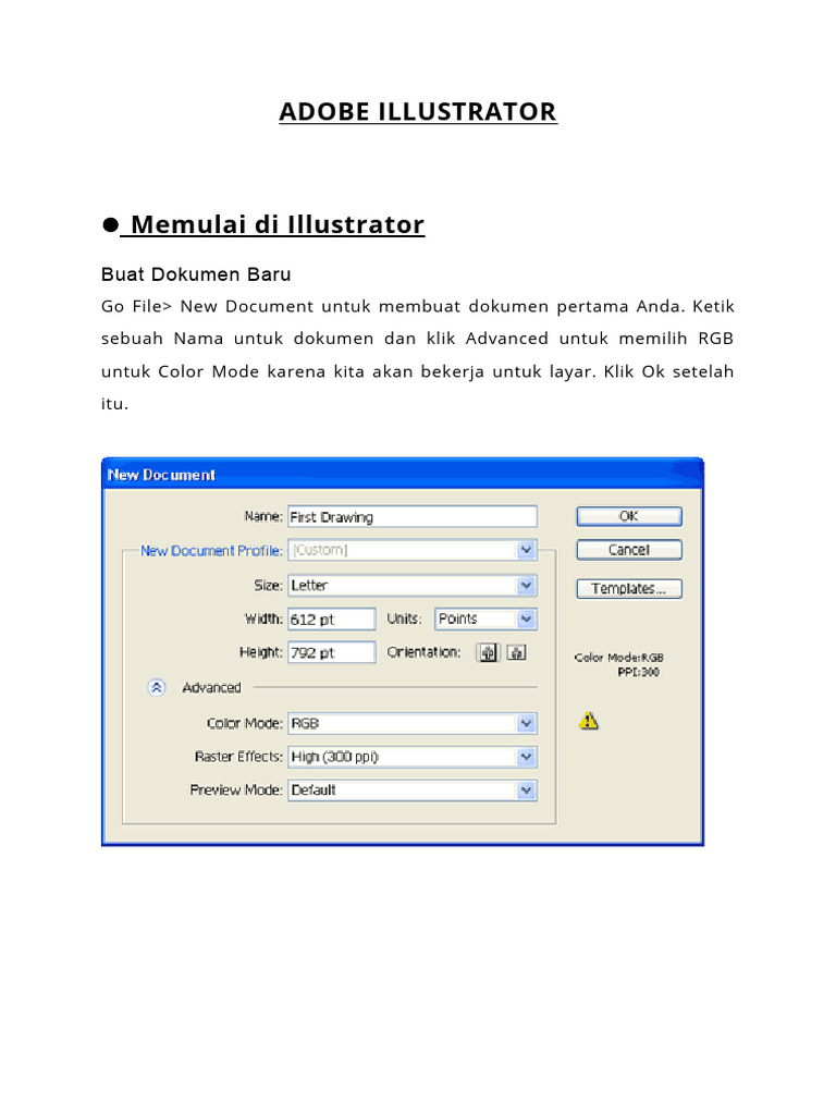 Memulai Ilustrator, 9 Agustus 2021 | PDF | Metode & Bahan Ajar