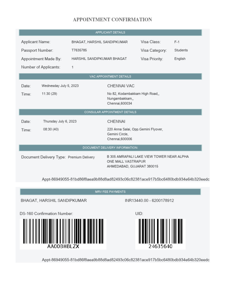 Appointment Confirmation | PDF | Law