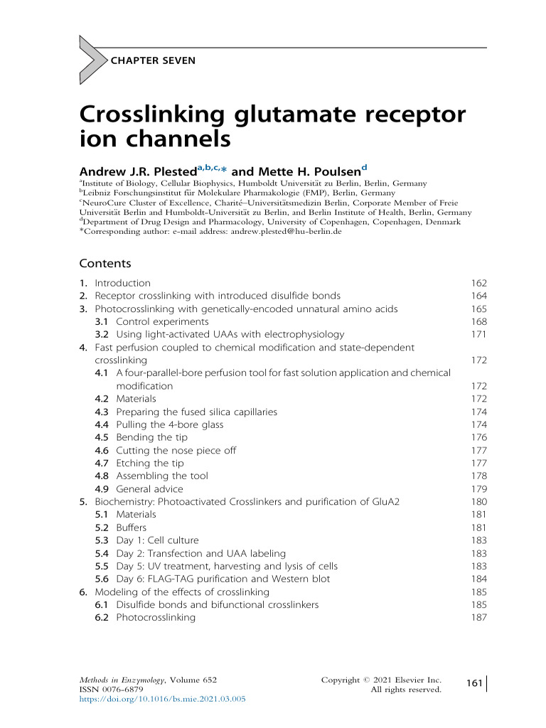 Crosslinkers Review | PDF | Translation (Biology) | Genetic Code