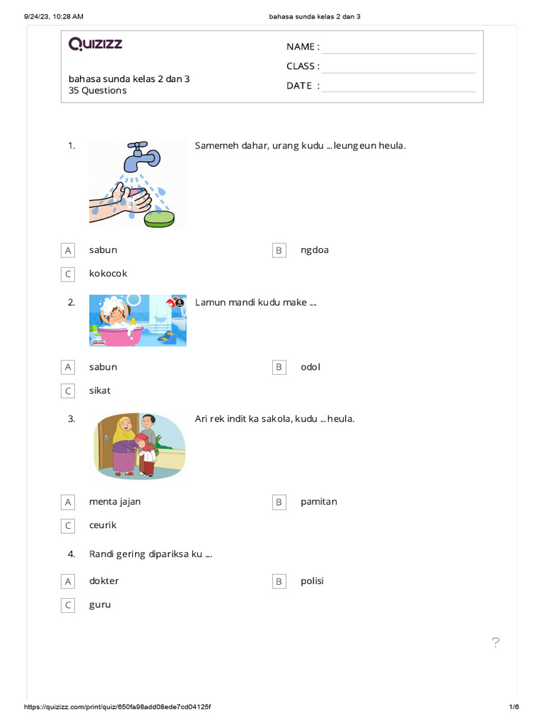 Bahasa Sunda Kelas 2 Dan 3 Pdf