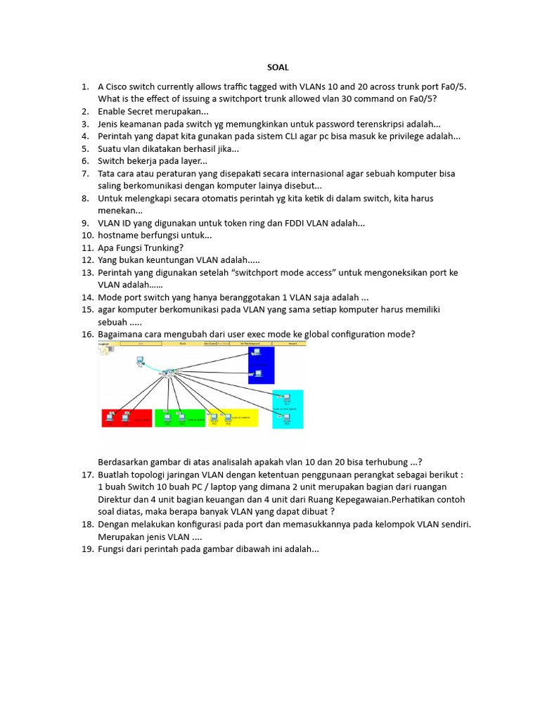 SOAL | PDF | Griya & Taman | Teknologi & Rekayasa