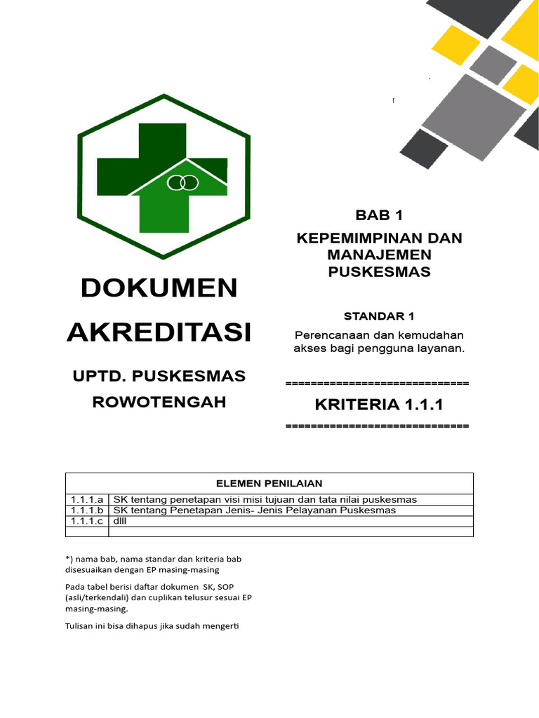 Revisi - Cover Dokumen Akreditasi | PDF