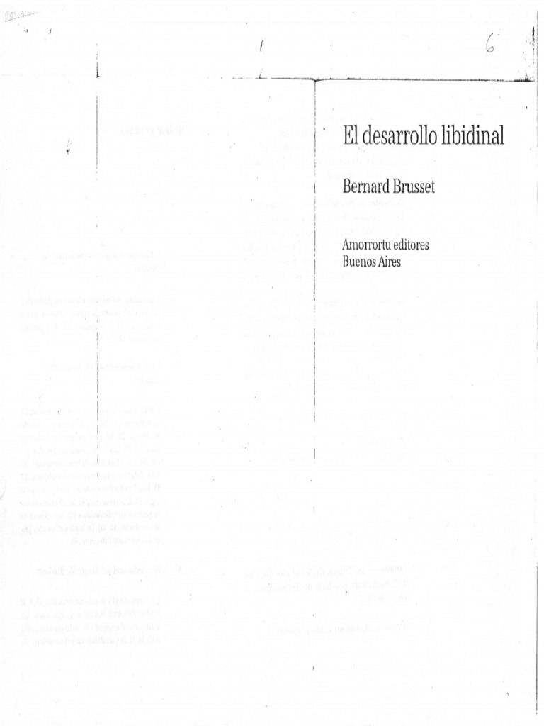 6 El Desarrollo Libidinal | PDF