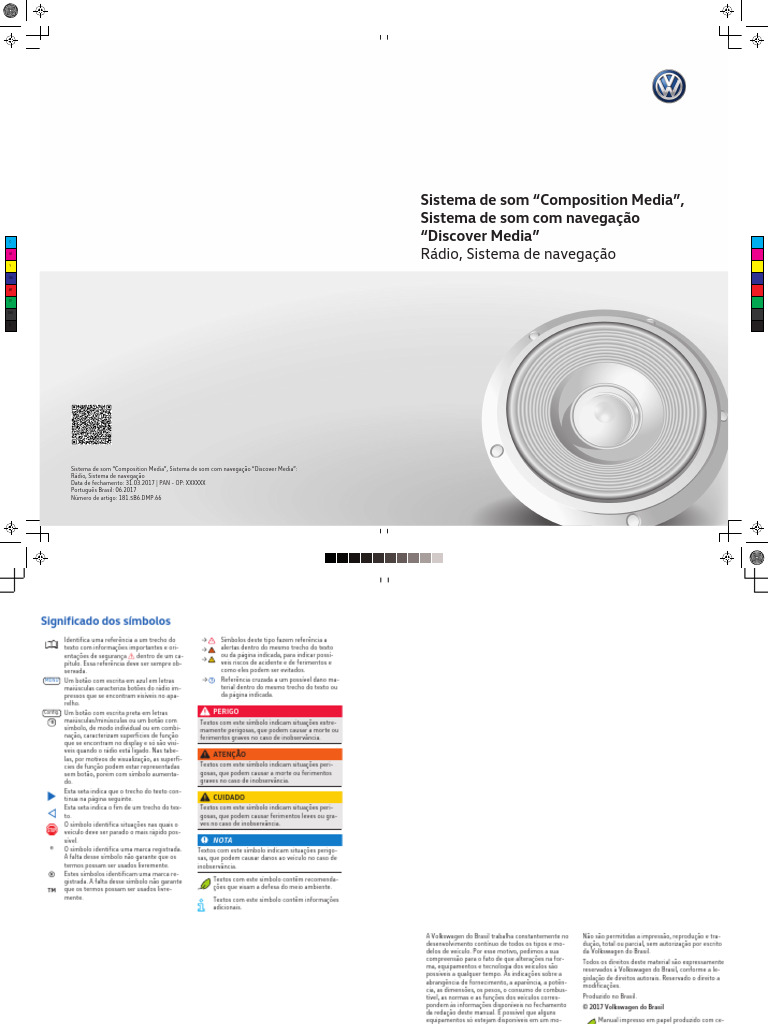 Composition Media e Discover Media 181.5B6.DMP.66 Manual de Instrucoes ...